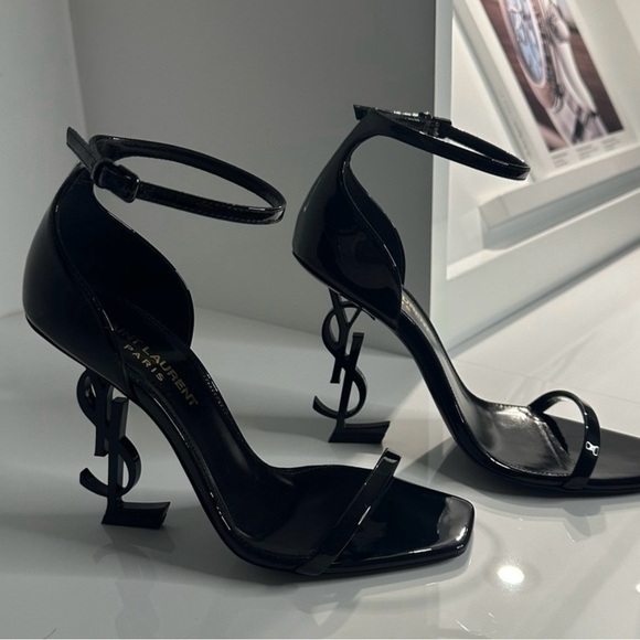 Yves Saint Laurent | Shoes | Ysl Opyum Sandals In Patent Leather | Poshmark